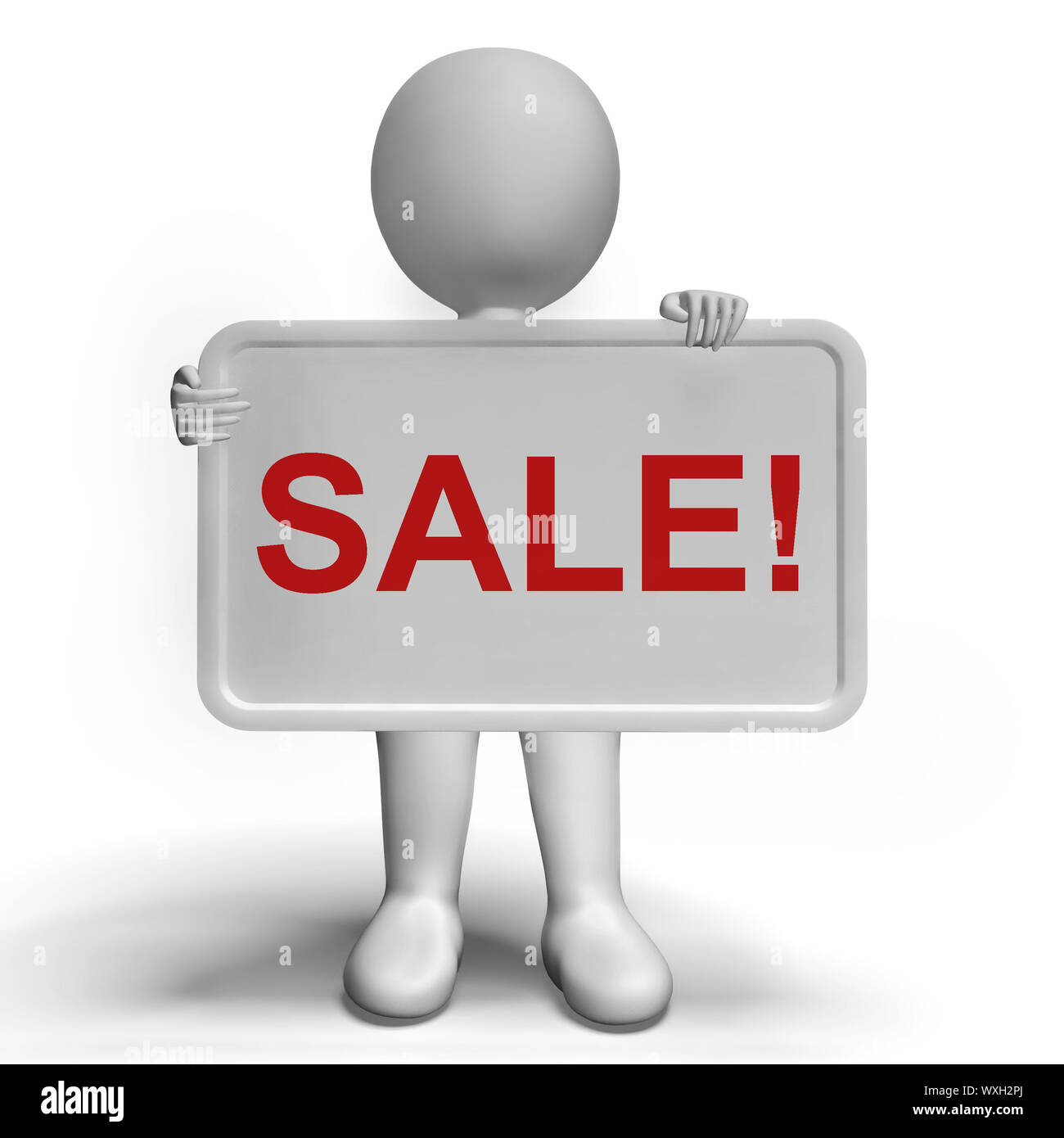 Sale Message Board Showing Promotion Discount And Reduction Stock Photo ...