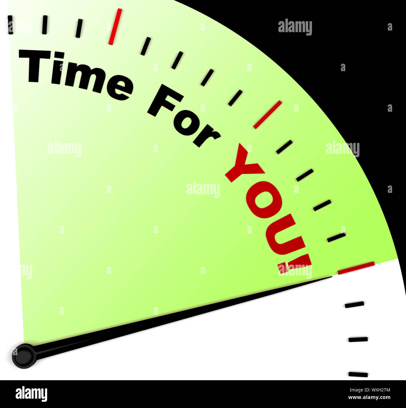 Time For You Message Means You Relaxing Stock Photo - Alamy
