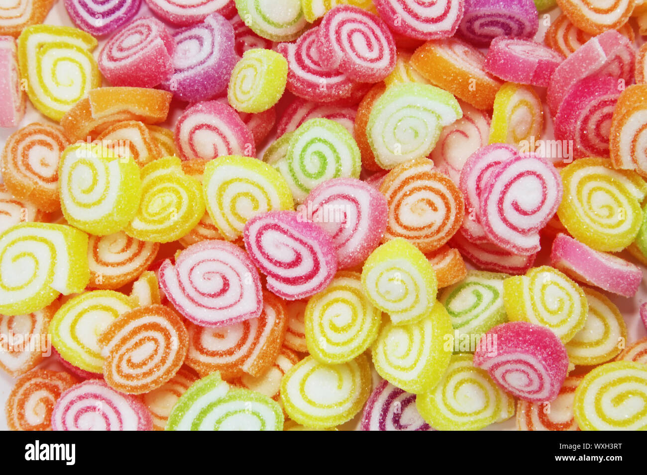 Colorful Candy in a Large Pile as a Abstract Stock Photo - Alamy