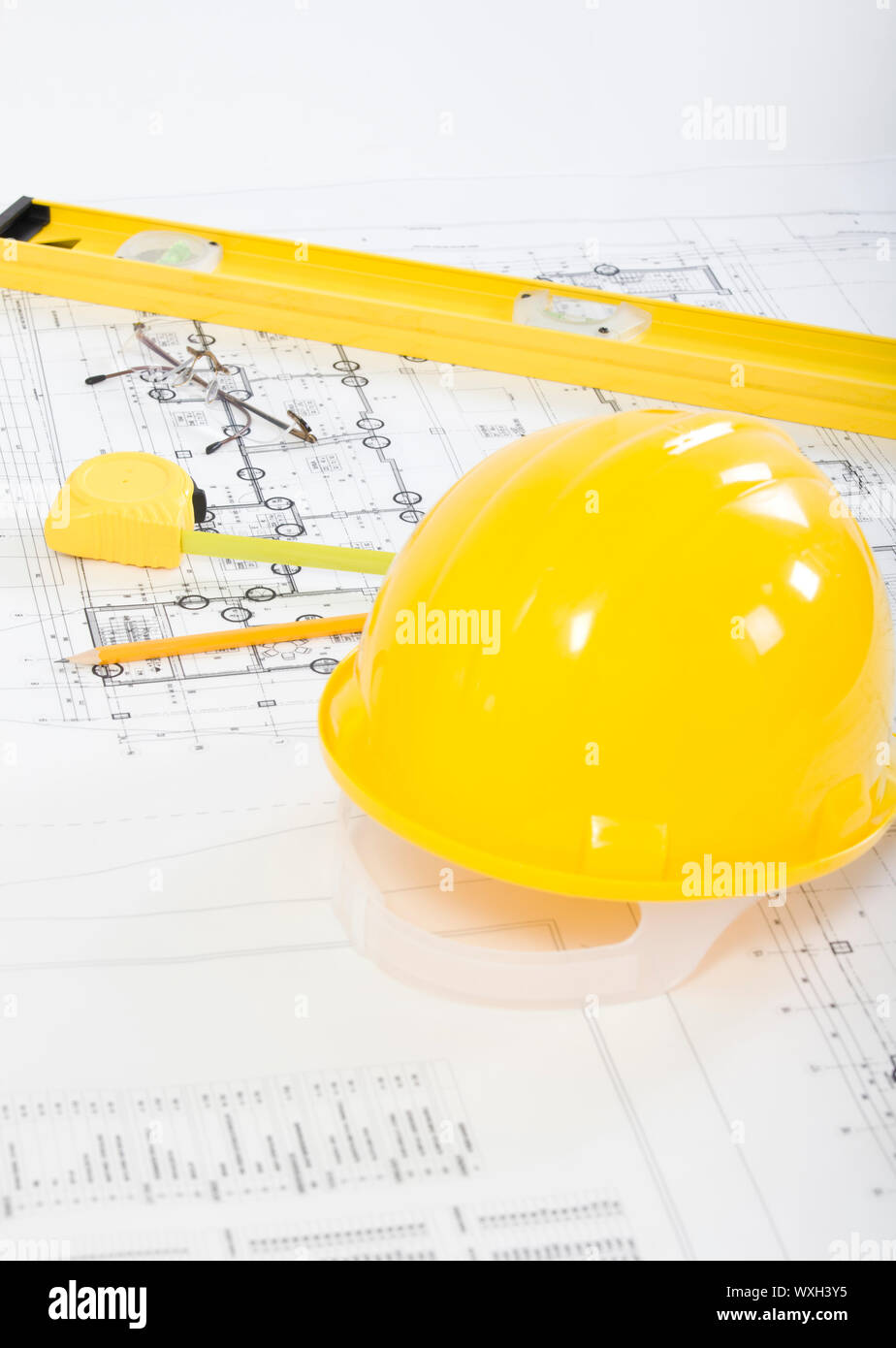 architectural plan close up Stock Photo - Alamy