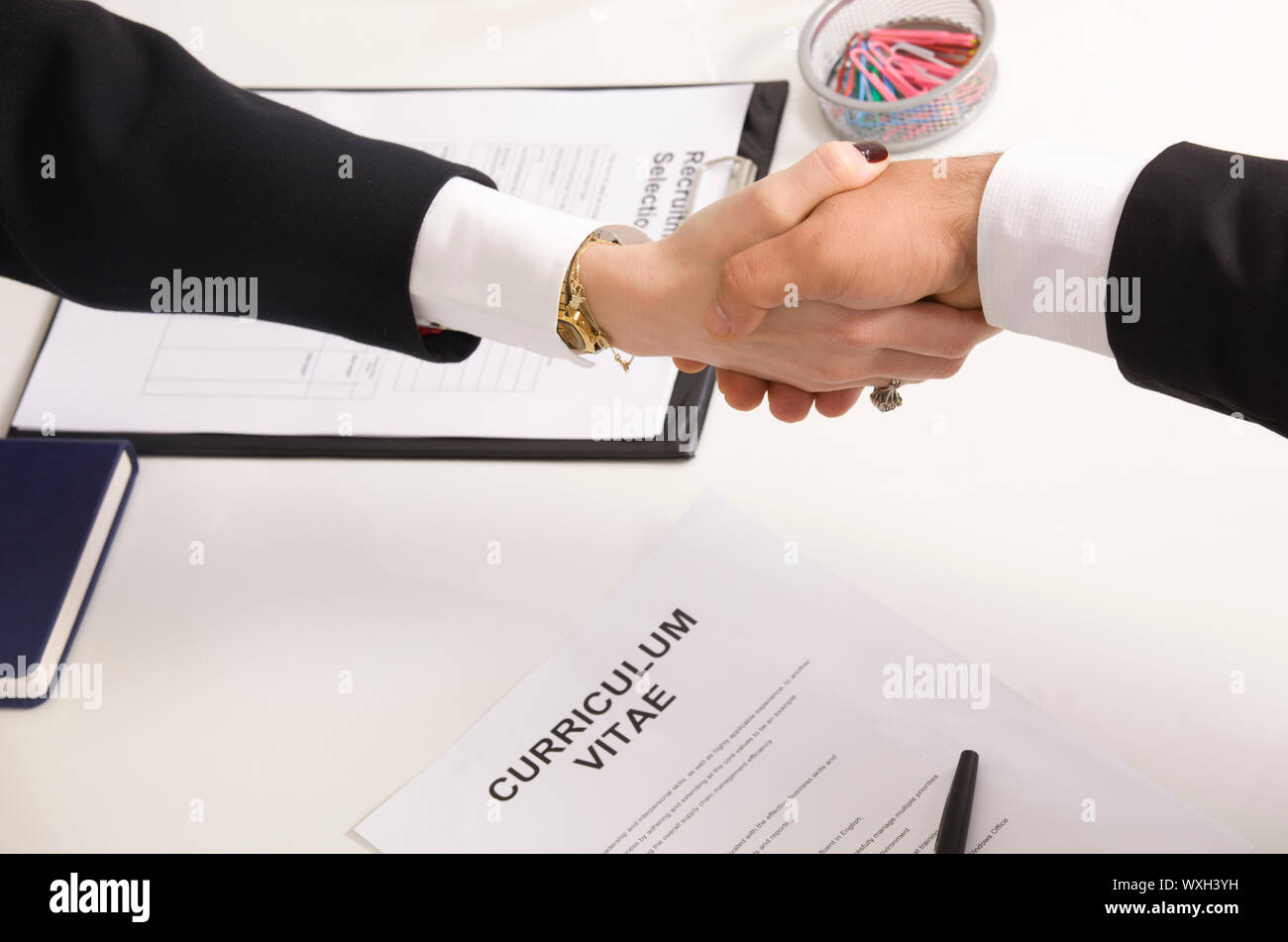 Interview closeup hi-res stock photography and images - Alamy