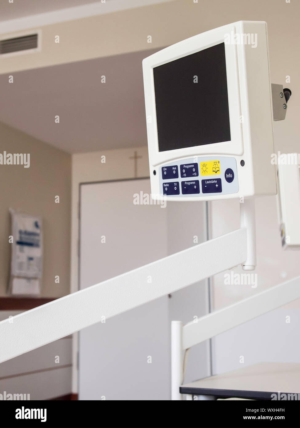 Picture of a monitor in a room of a hospital Stock Photo - Alamy