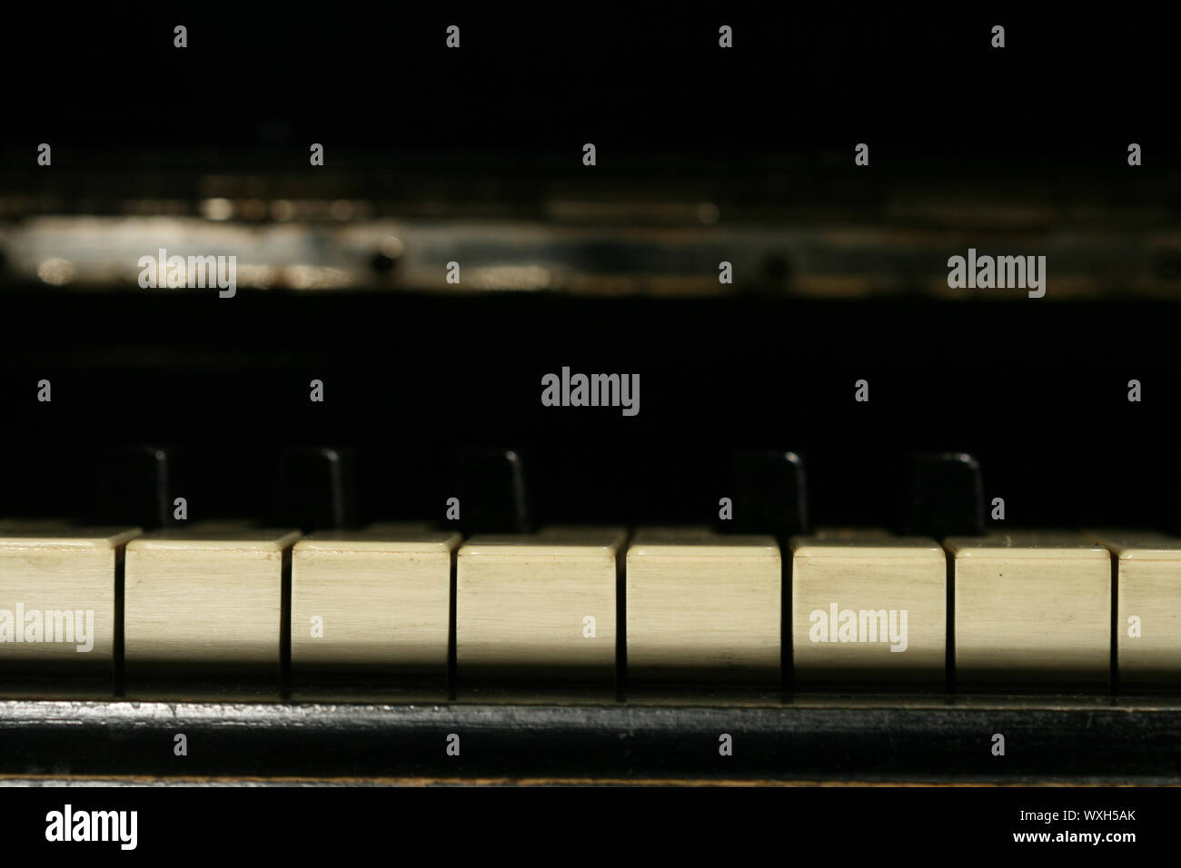 playing piano close-up Stock Photo - Alamy