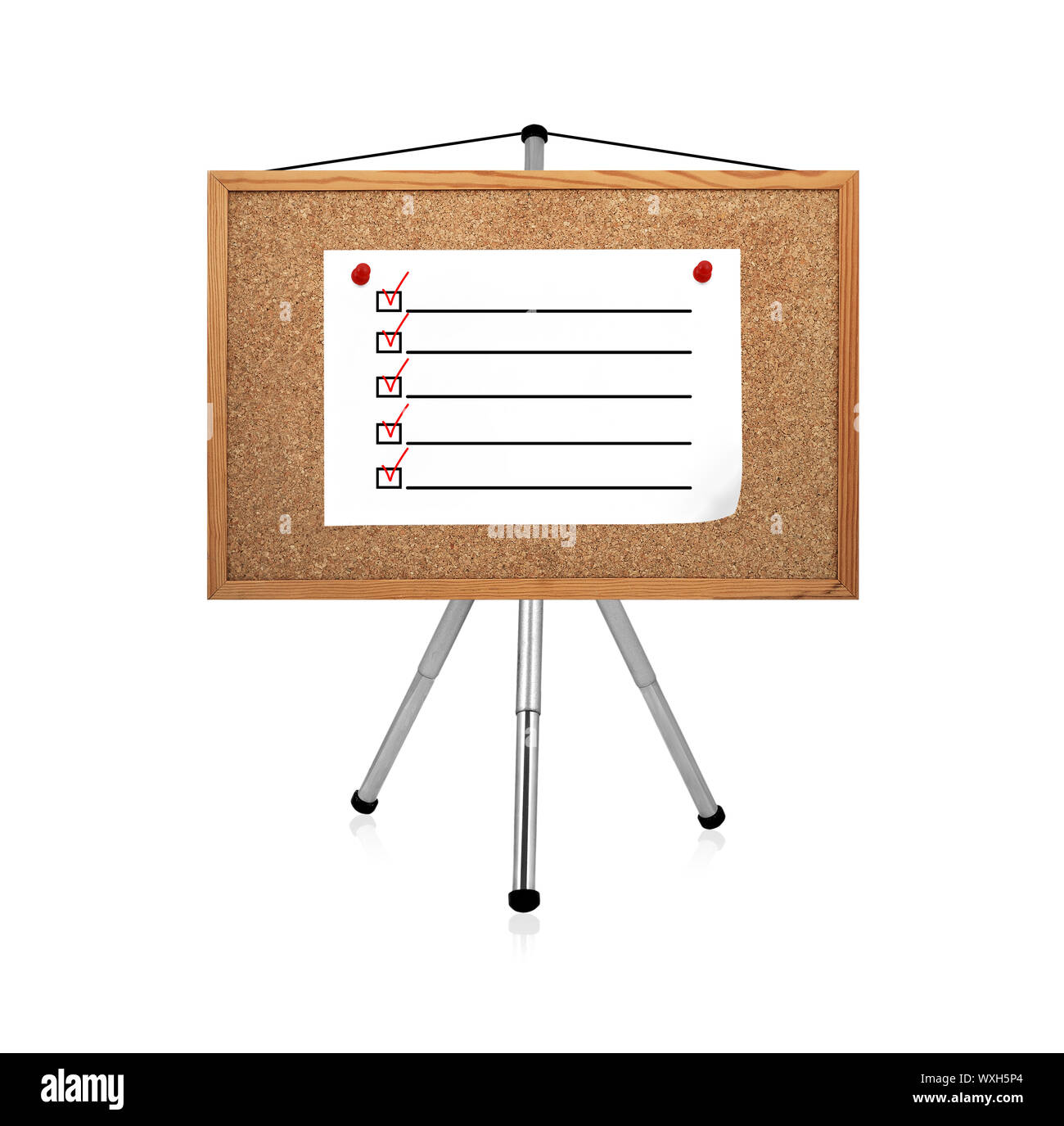Check mark boxes tick Cut Out Stock Images & Pictures - Alamy