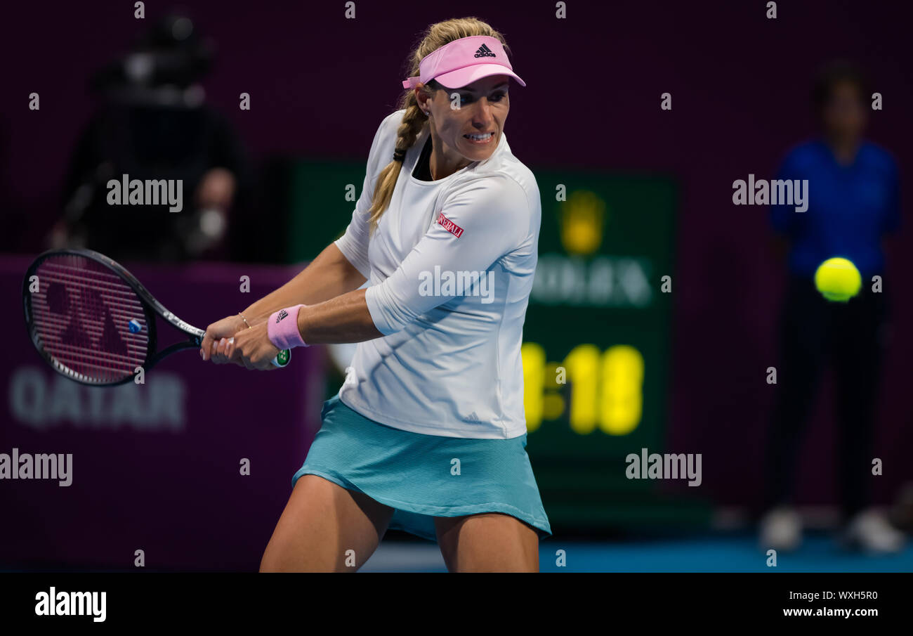 Angelique Kerber of Germany in action during her quarter-final match at ...