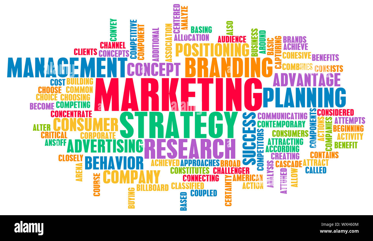 Marketing Strategy and Core Objectives of Product Stock Photo - Alamy