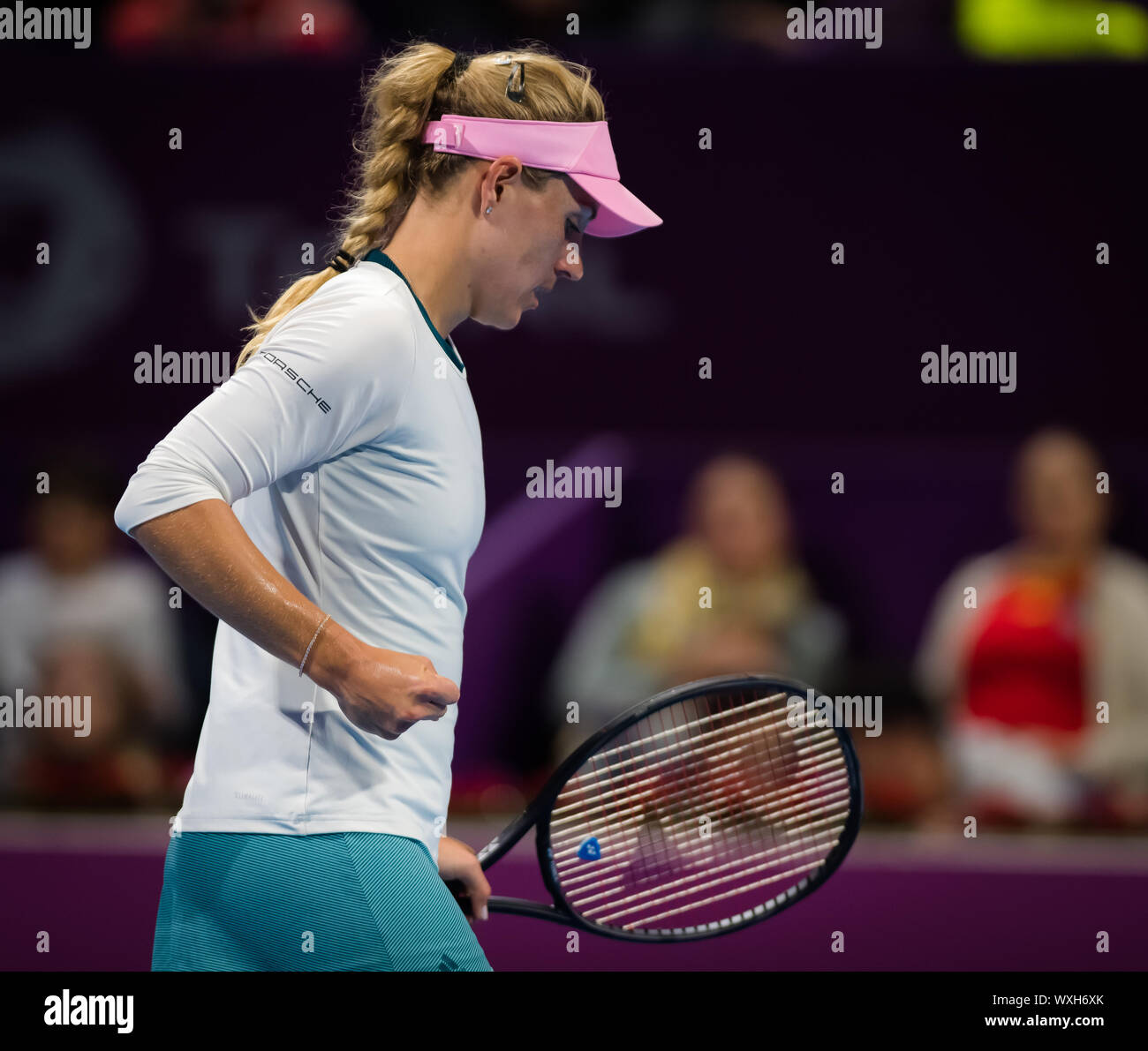 Angelique Kerber of Germany in action during her quarter-final match at ...