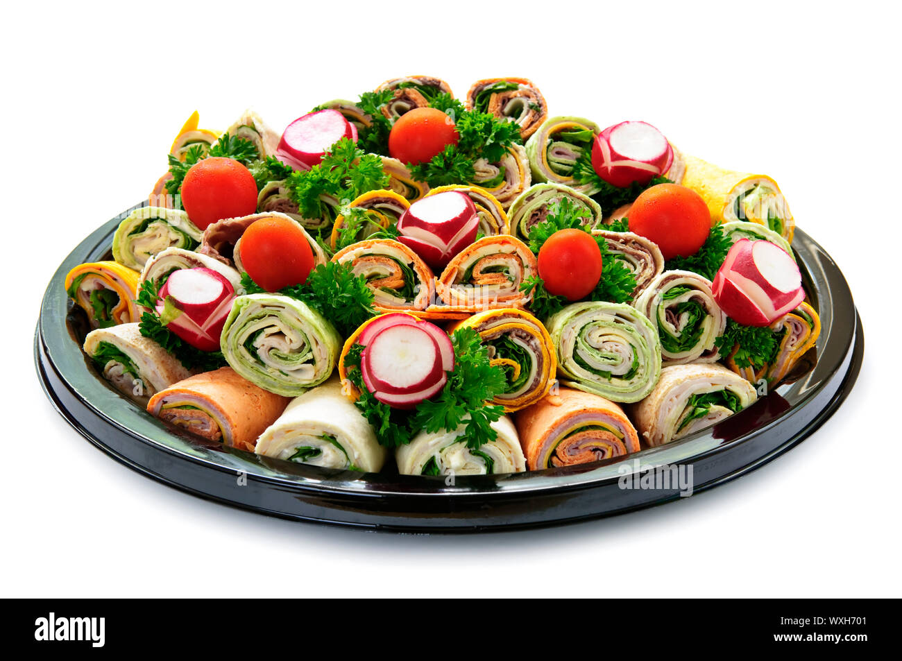 Wraps platter Cut Out Stock Images & Pictures - Alamy