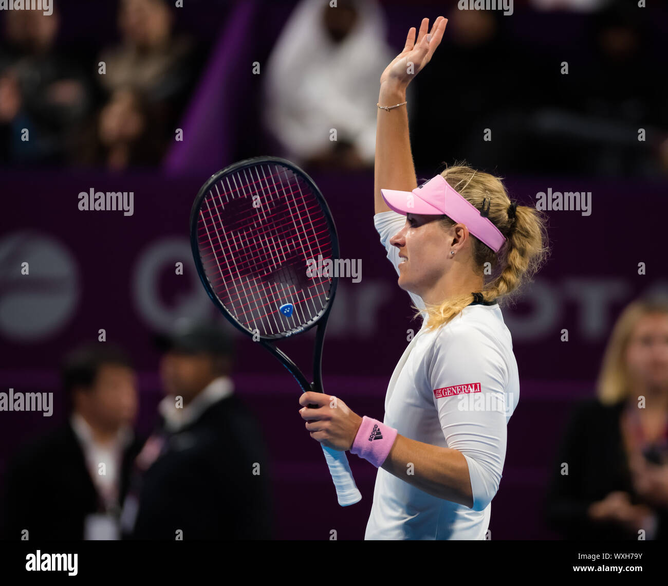 Angelique Kerber of Germany celebrates winning her quarter-final match ...
