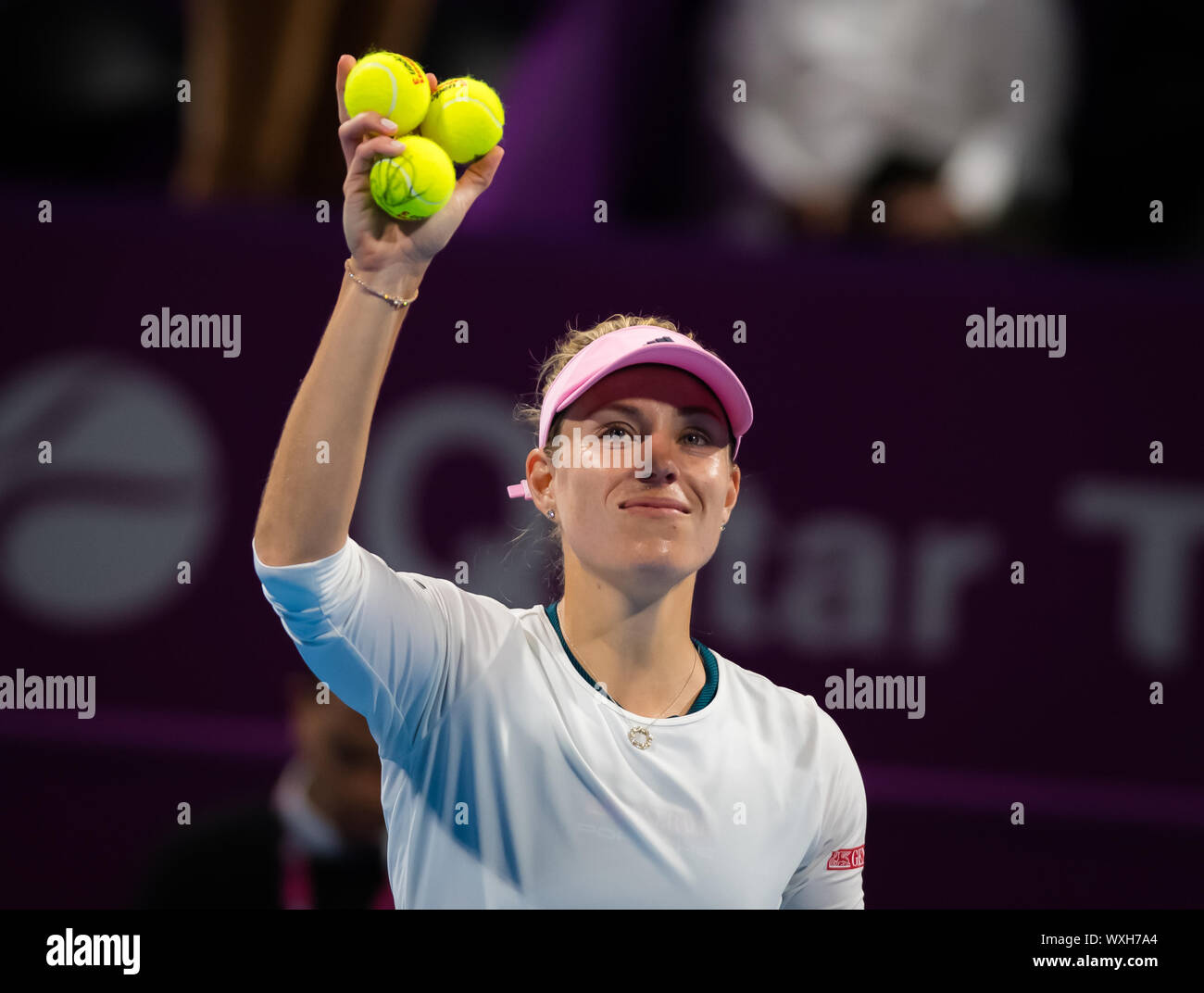 Angelique Kerber of Germany celebrates winning her quarter-final match ...