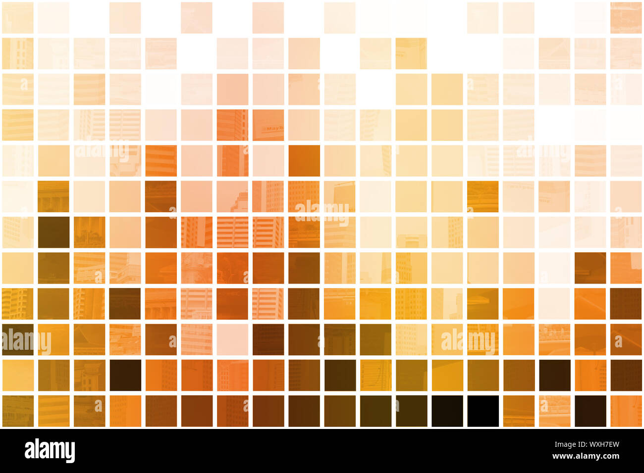 Orange Cubic Professional Abstract Background in Clean Squares Stock ...