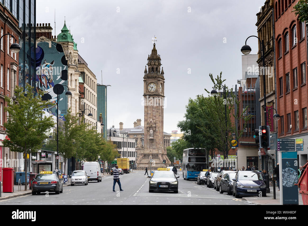 A general view of Belfast. From a series of travel photos in Belfast ...