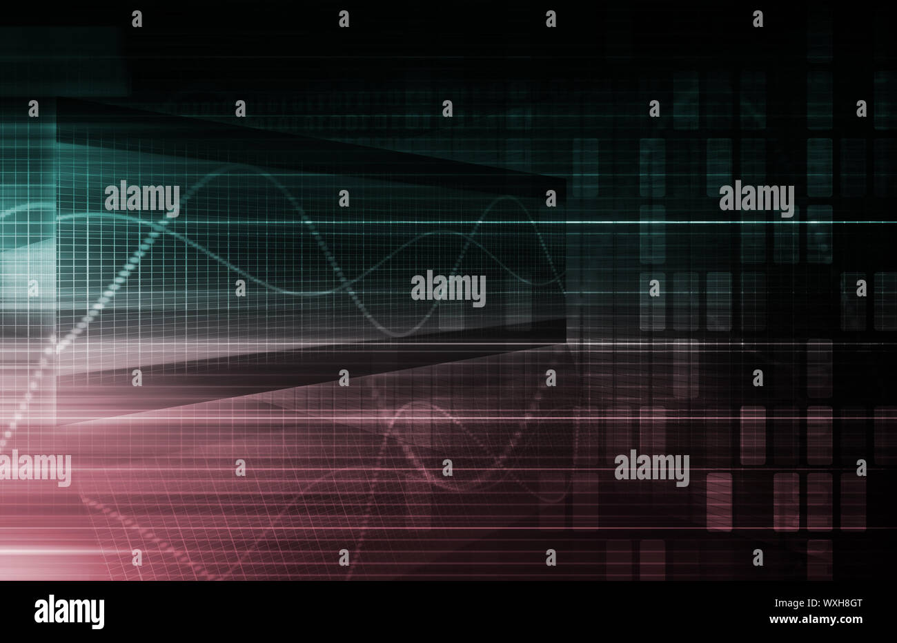 A Technology Industry Network As a Wallpaper Stock Photo - Alamy