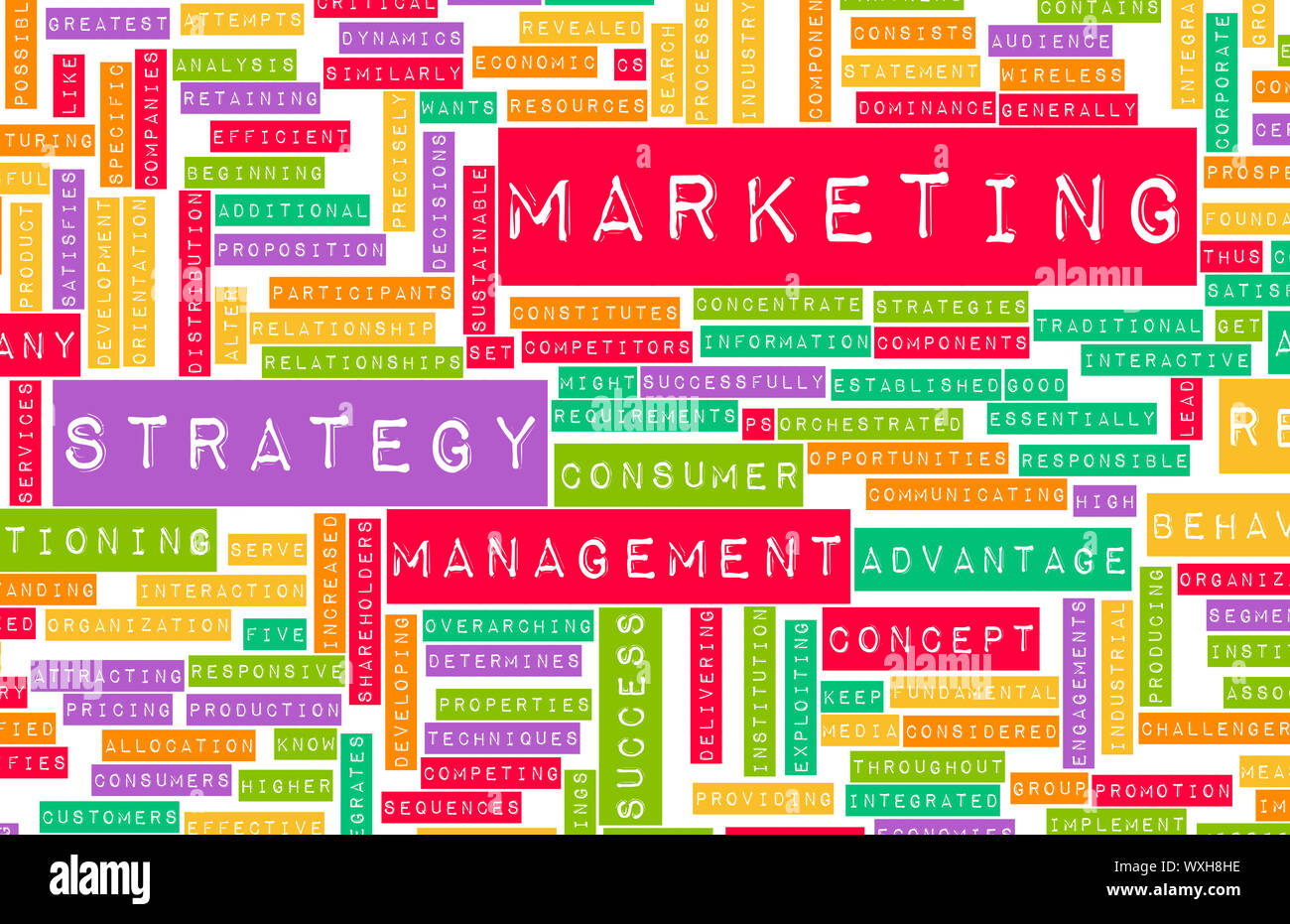 Marketing Strategy and Core Objectives of Product Stock Photo - Alamy