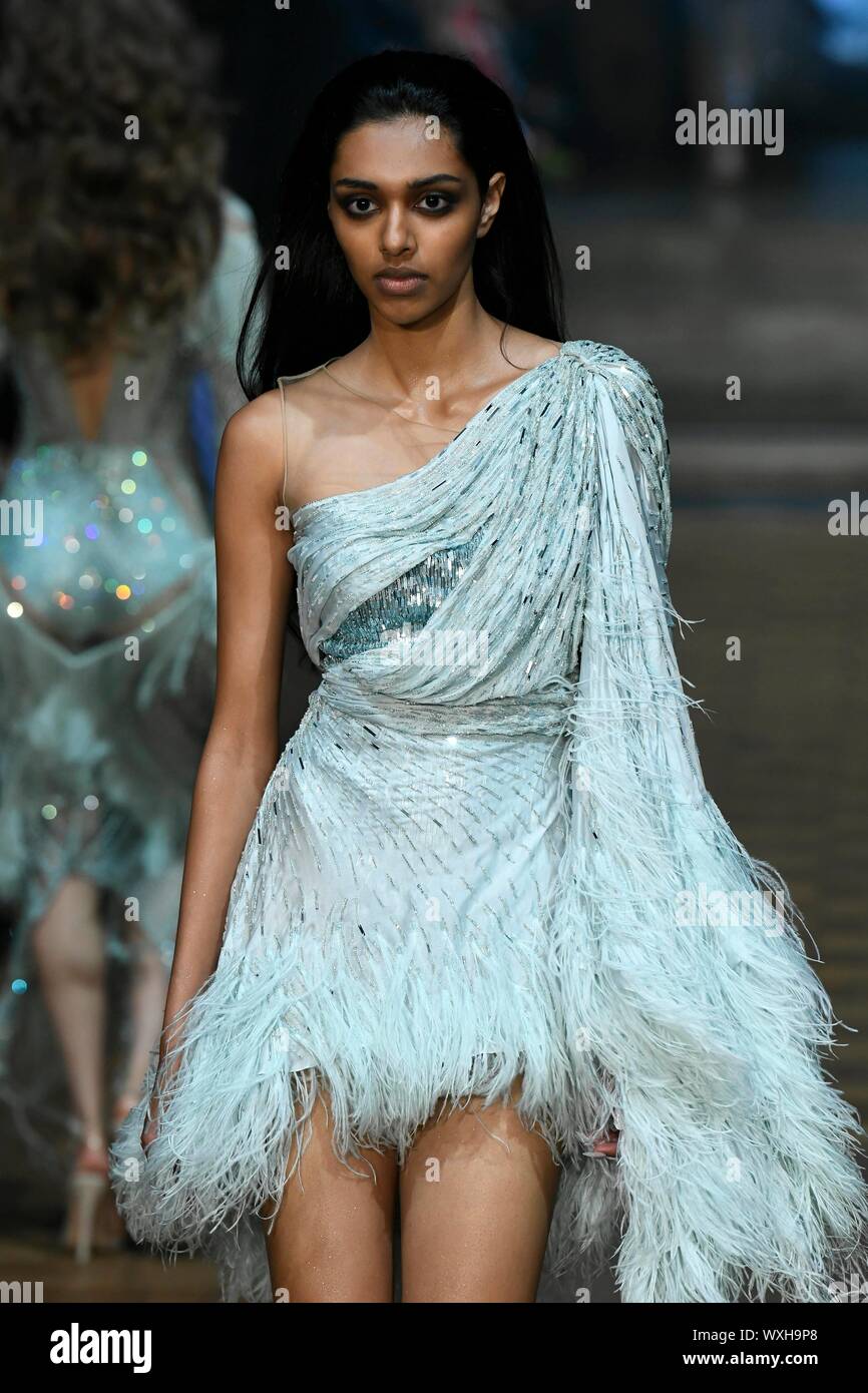 JULIEN MACDONALD SS20 Runway during London Fashion Week - London, UK 16 ...
