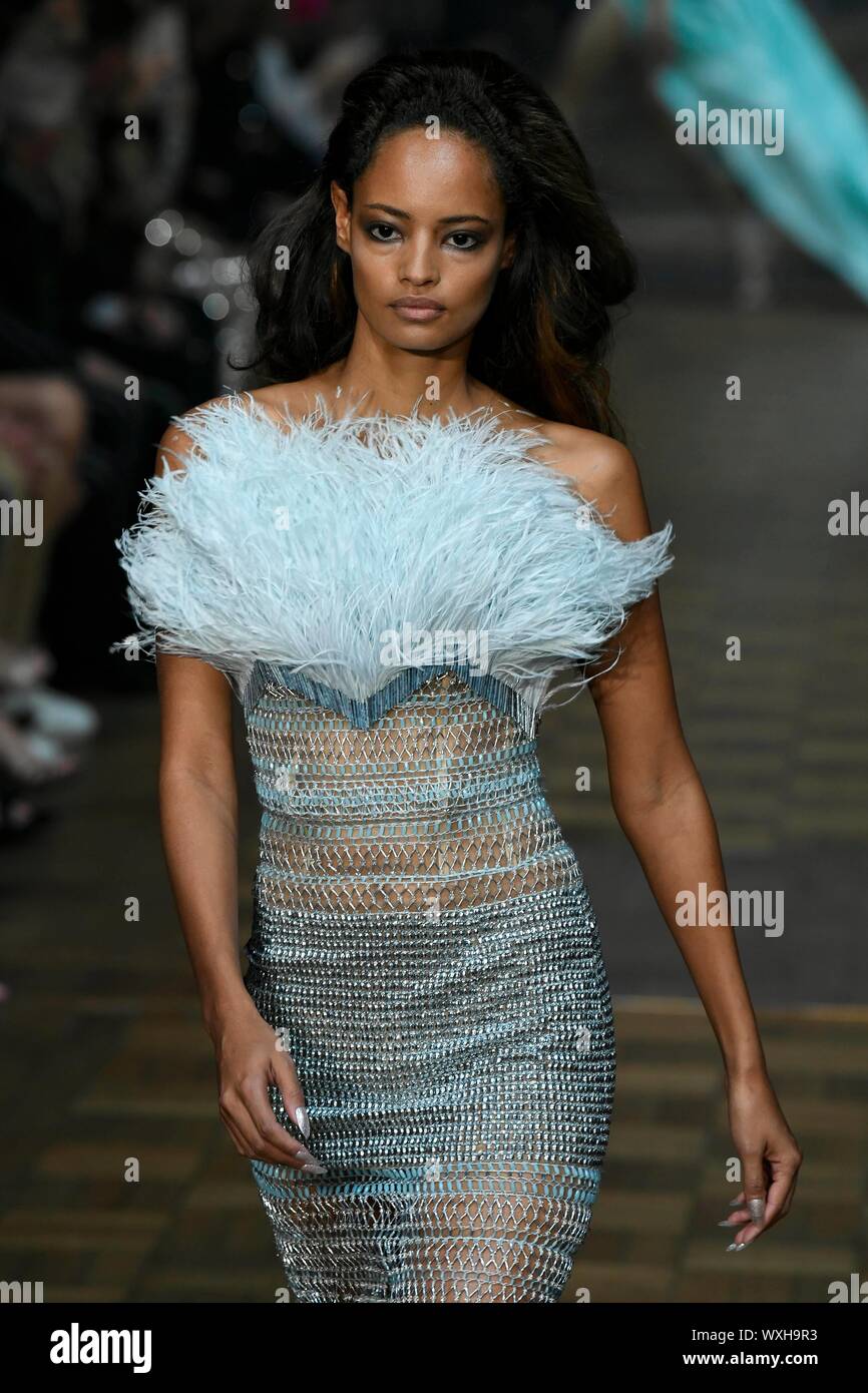 JULIEN MACDONALD SS20 Runway during London Fashion Week - London, UK 16 ...