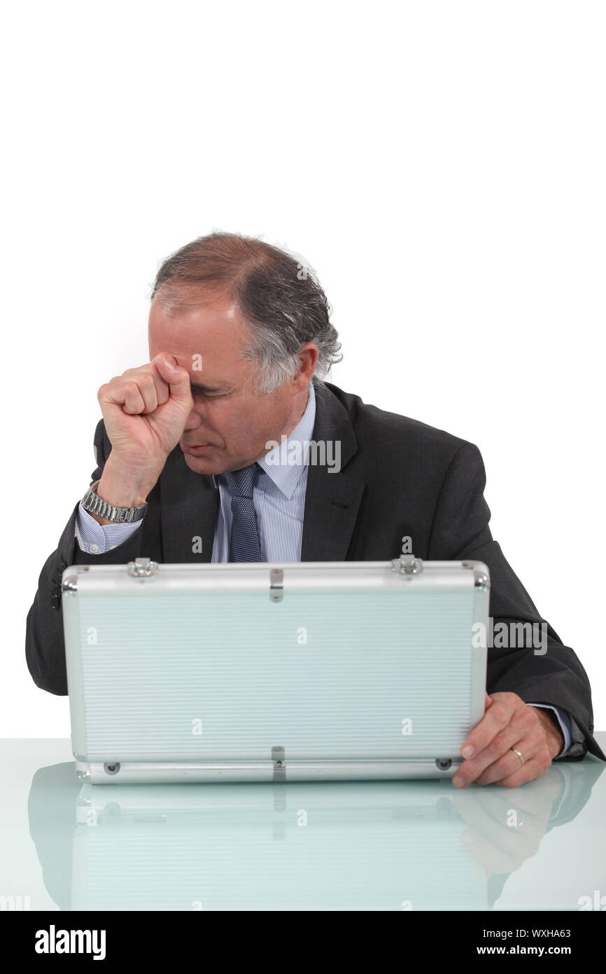 A forgetful man Stock Photo - Alamy