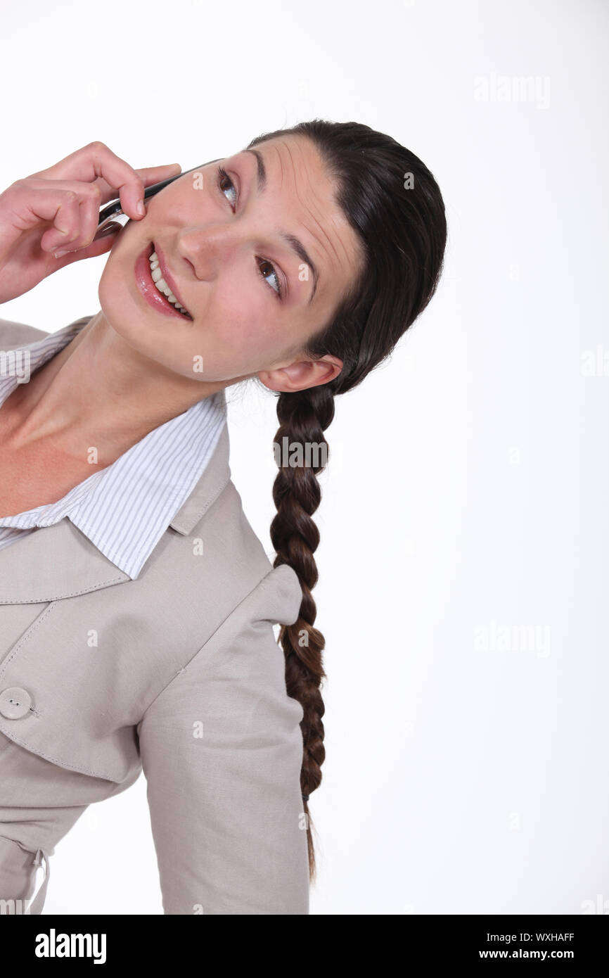 Women hung the phone Stock Photo - Alamy