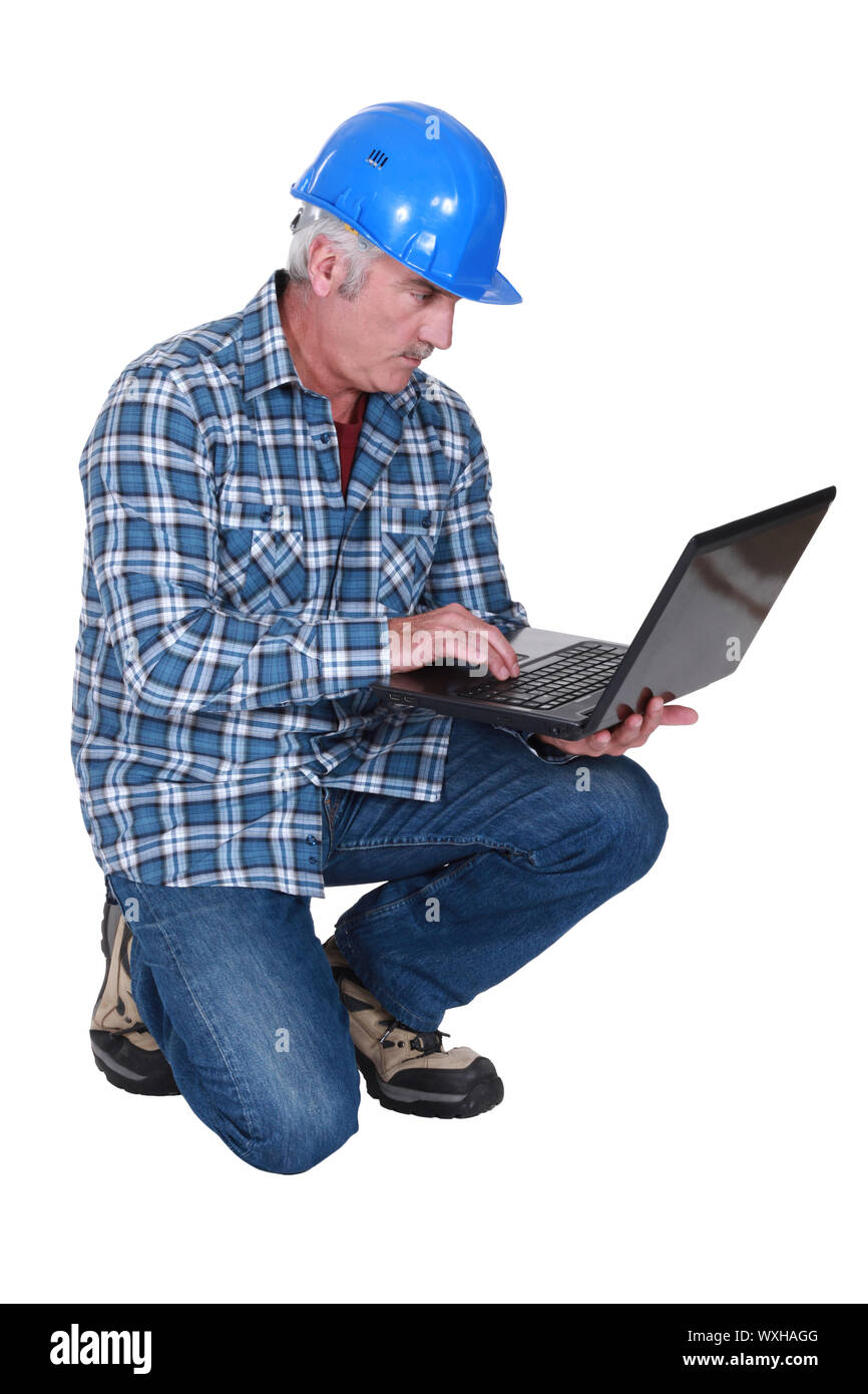 Man check email on Cut Out Stock Images & Pictures - Alamy