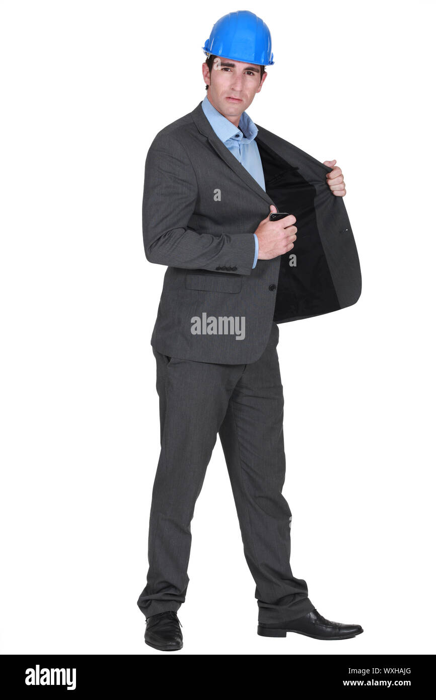 A secretive man Stock Photo - Alamy