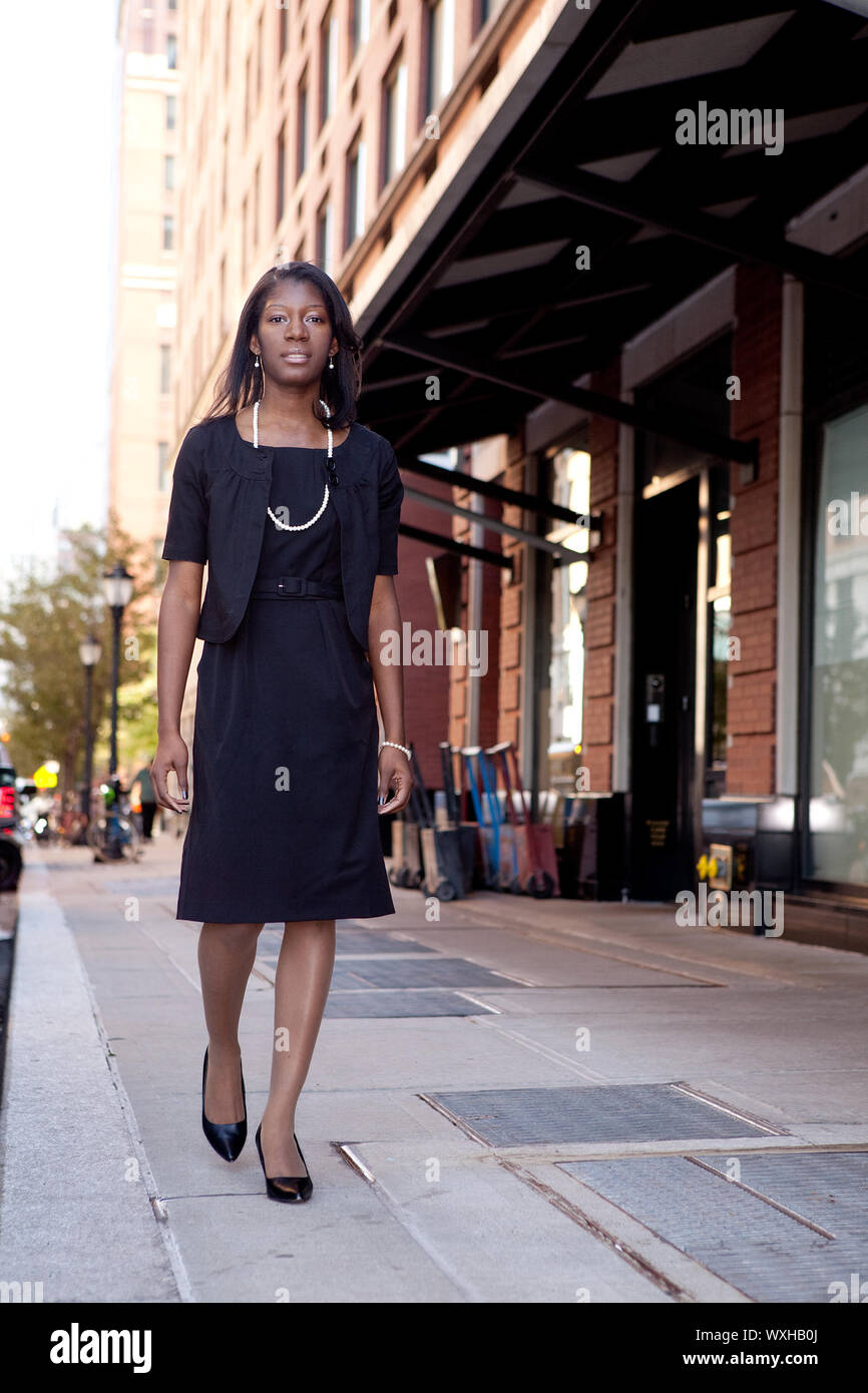 Business Woman on Street Stock Photo - Alamy
