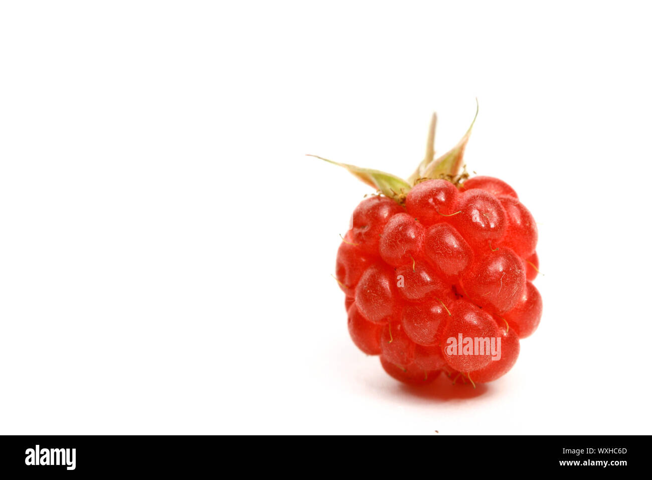 raspberry isolated on white background Stock Photo - Alamy