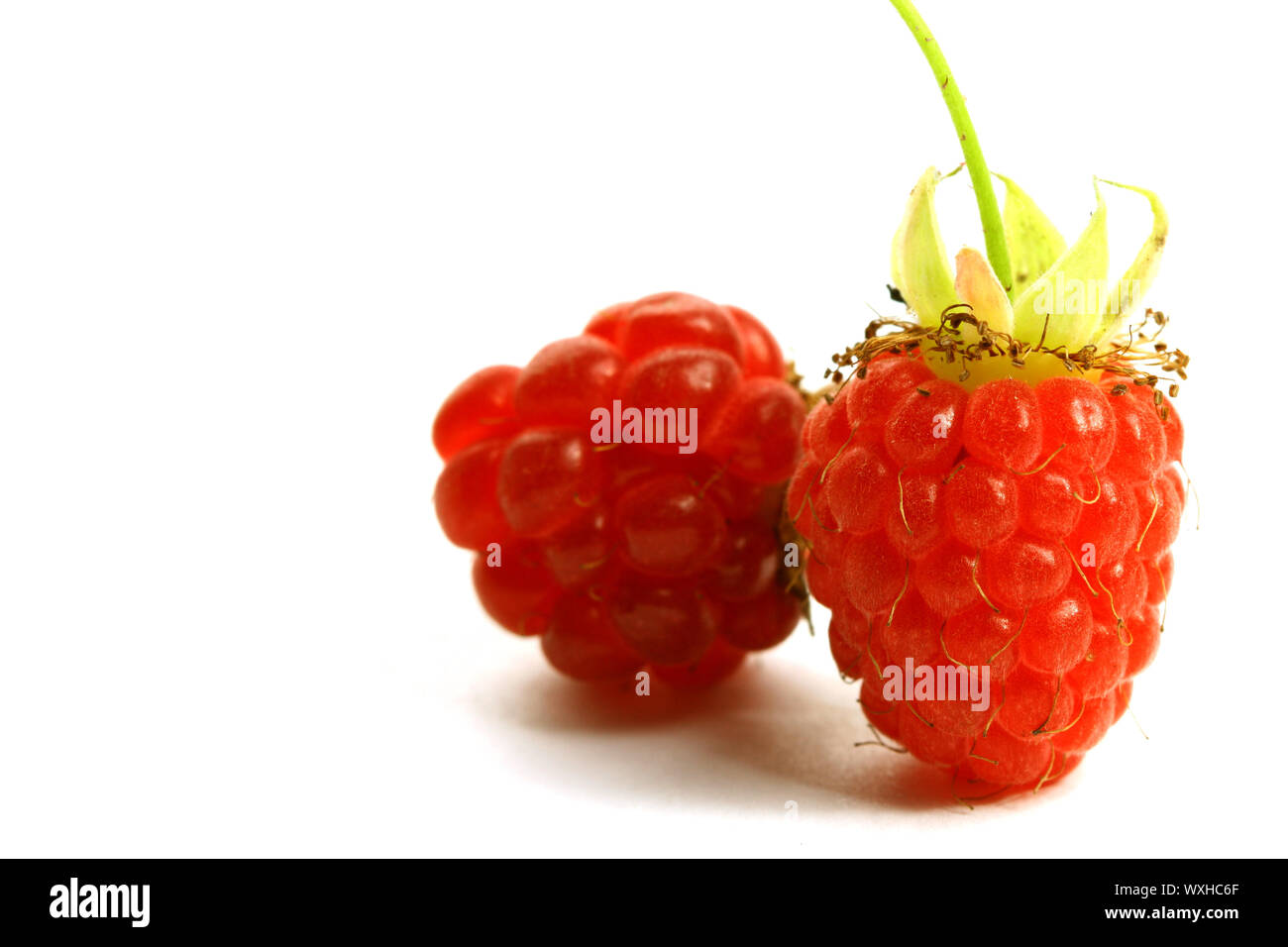 raspberry isolated on white background Stock Photo - Alamy