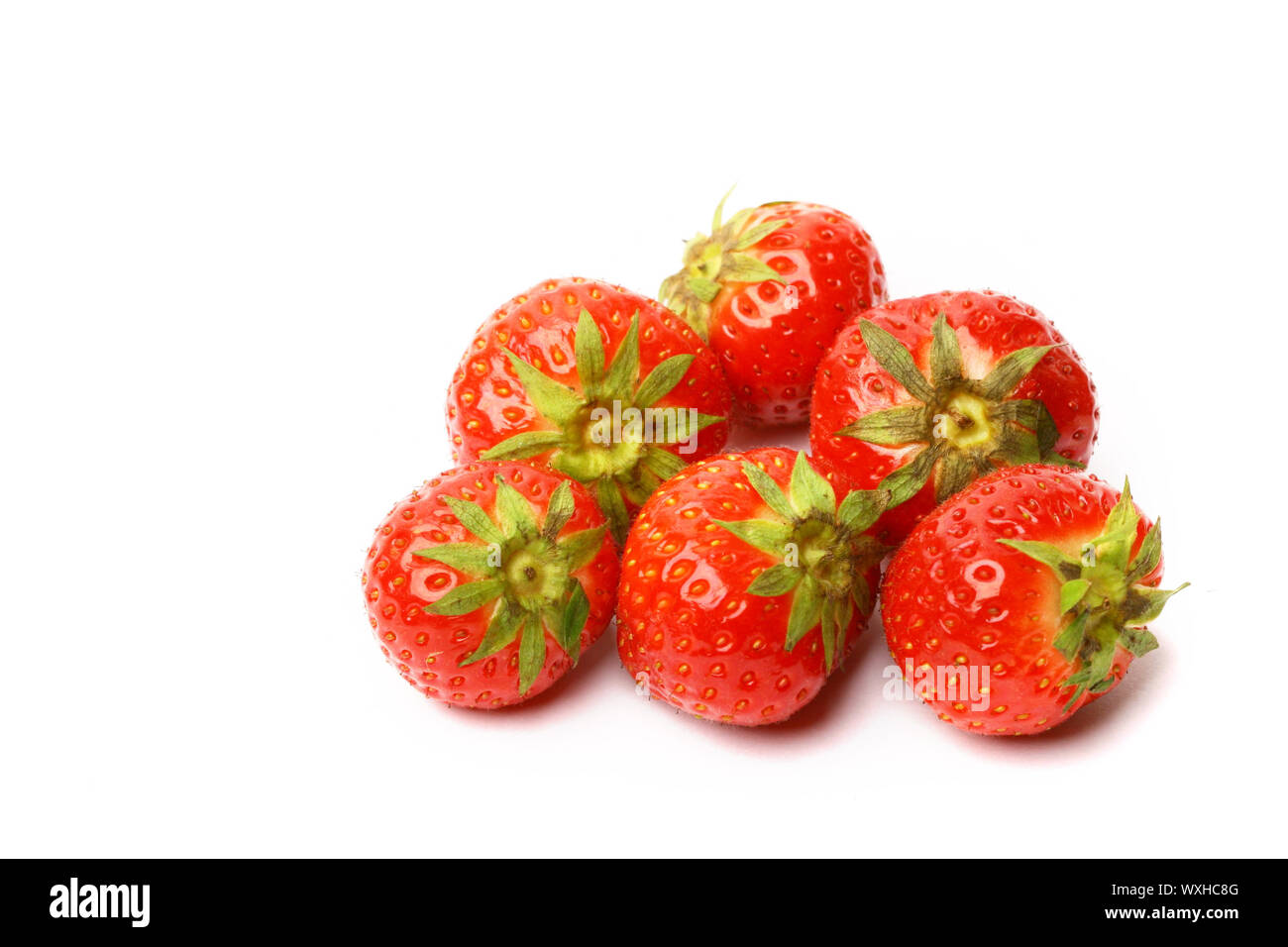 strawberry isolated on white background Stock Photo - Alamy
