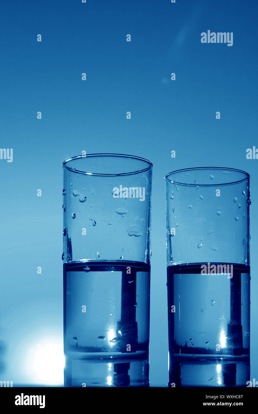 clean cold water in glass Stock Photo - Alamy