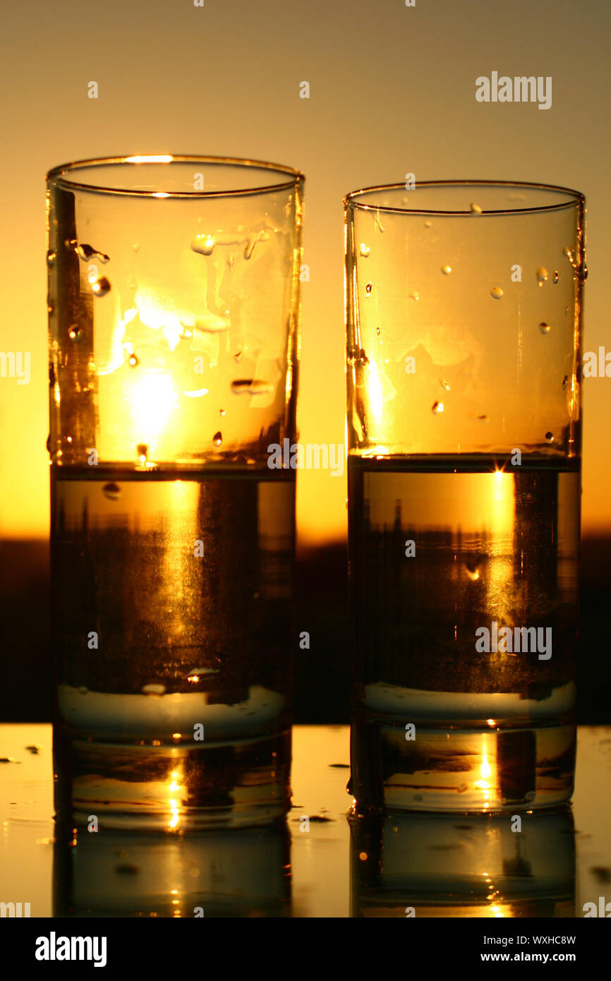 clean cold water in glass Stock Photo - Alamy