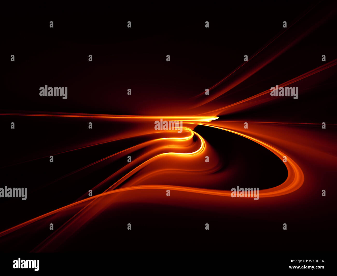 Composition of motion trails in perspective suitable as a backdrop for ...