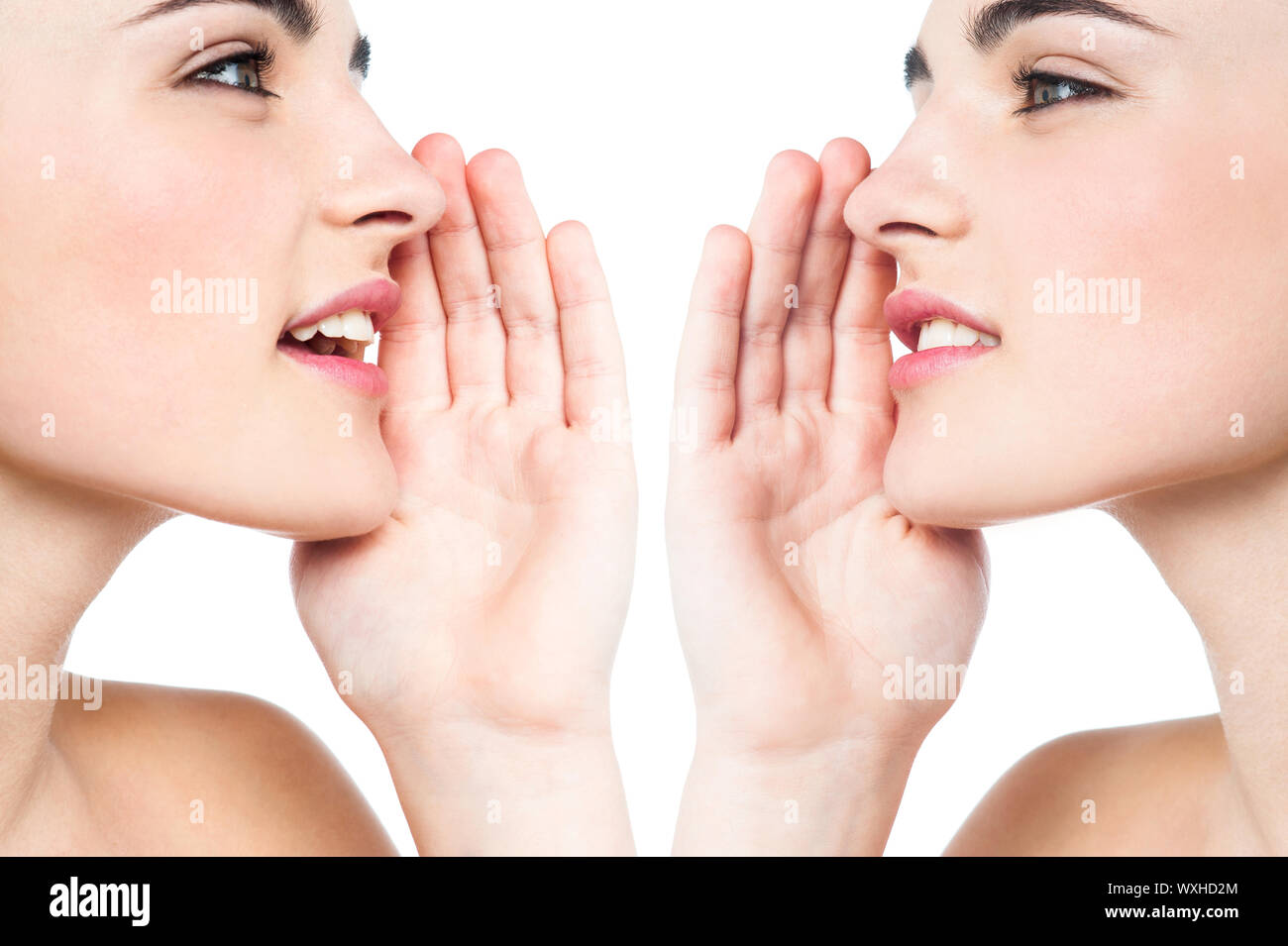 Conceptual and creative image. Secrets revealed Stock Photo - Alamy