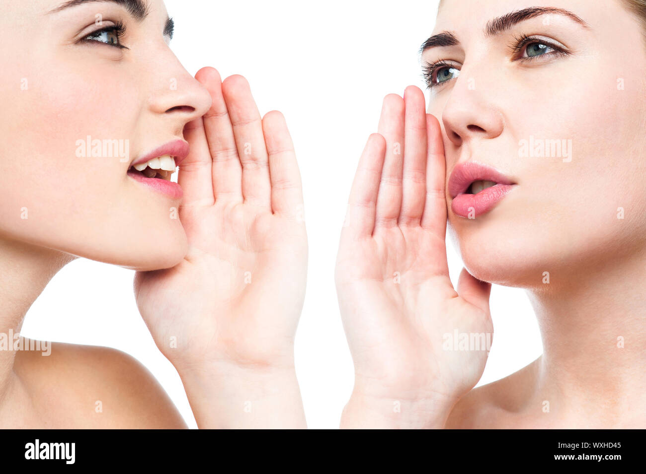 Share a secret hi-res stock photography and images - Alamy