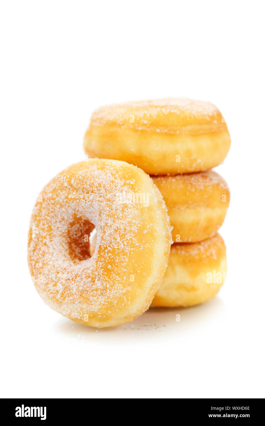 classic donuts isolated on white background Stock Photo - Alamy