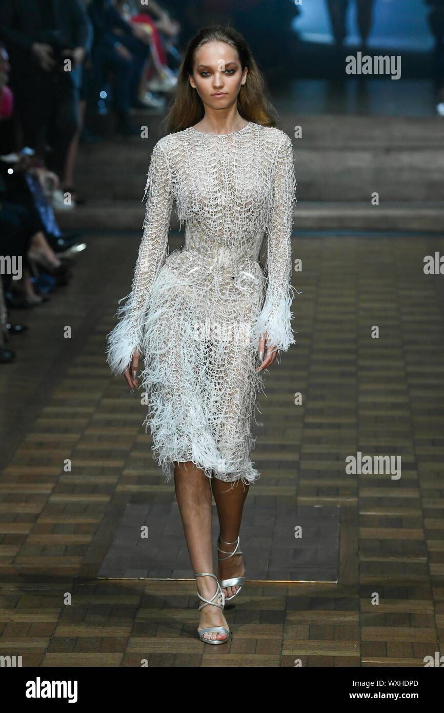 JULIEN MACDONALD SS20 Runway during London Fashion Week - London, UK 16 ...