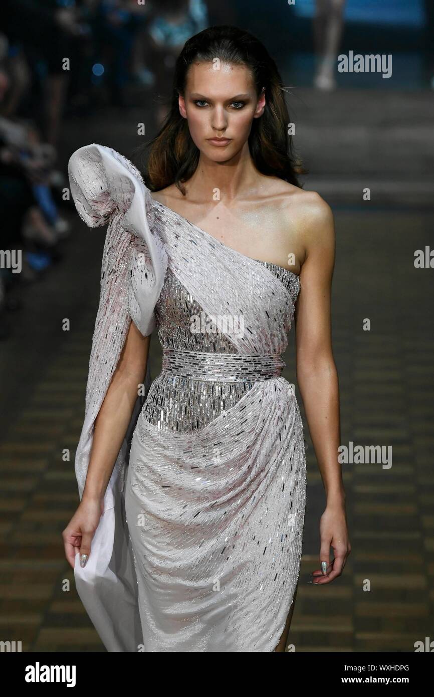 JULIEN MACDONALD SS20 Runway during London Fashion Week - London, UK 16 ...