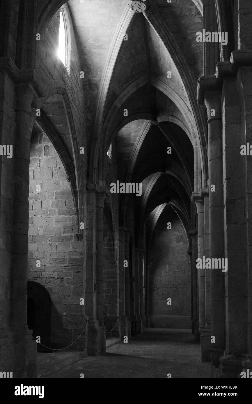 Cloister ceiling Black and White Stock Photos & Images - Alamy