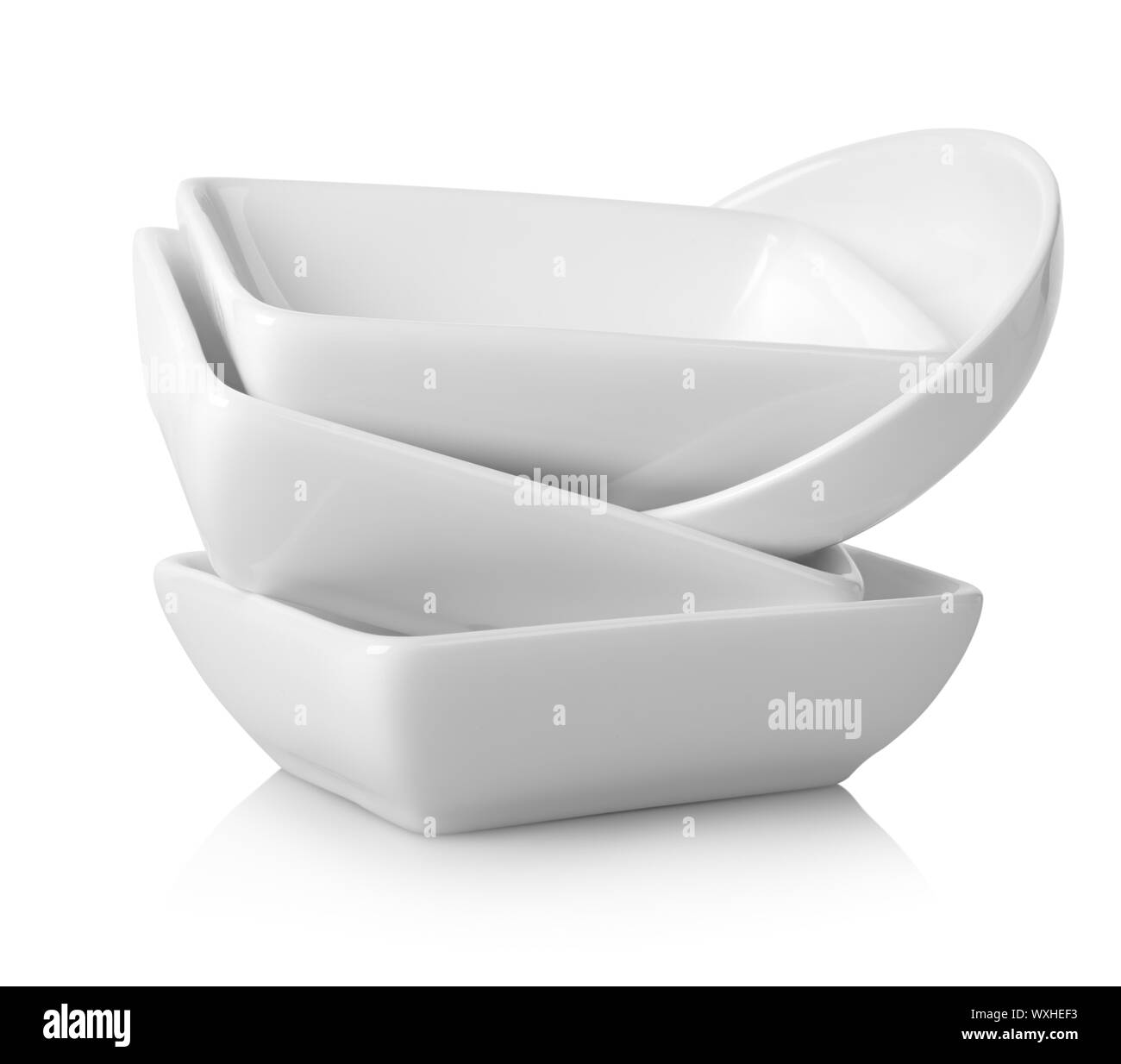 White gravy boats isolated on a white background Stock Photo - Alamy