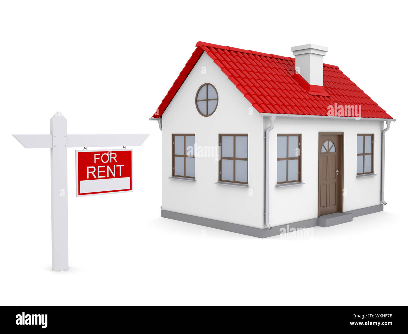 House price tag illustration hi-res stock photography and images - Alamy