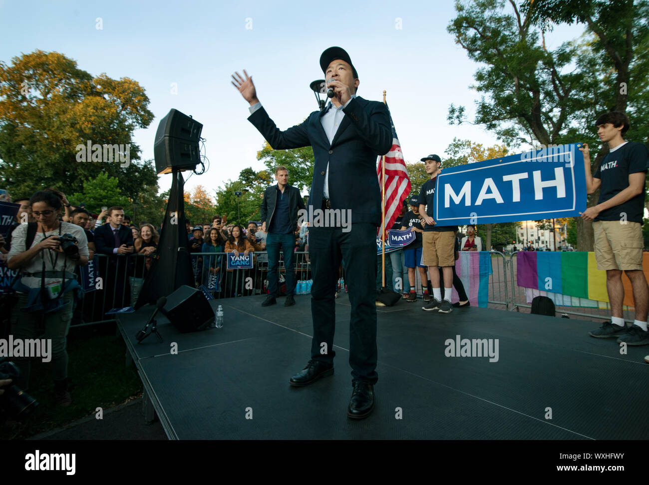 Cambridge, MA, USA, 16th September 2019: 2020 democratic Presidential ...