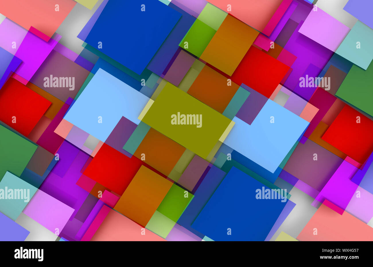 Colorful Squares Background with a Edit Blocks Stock Photo - Alamy