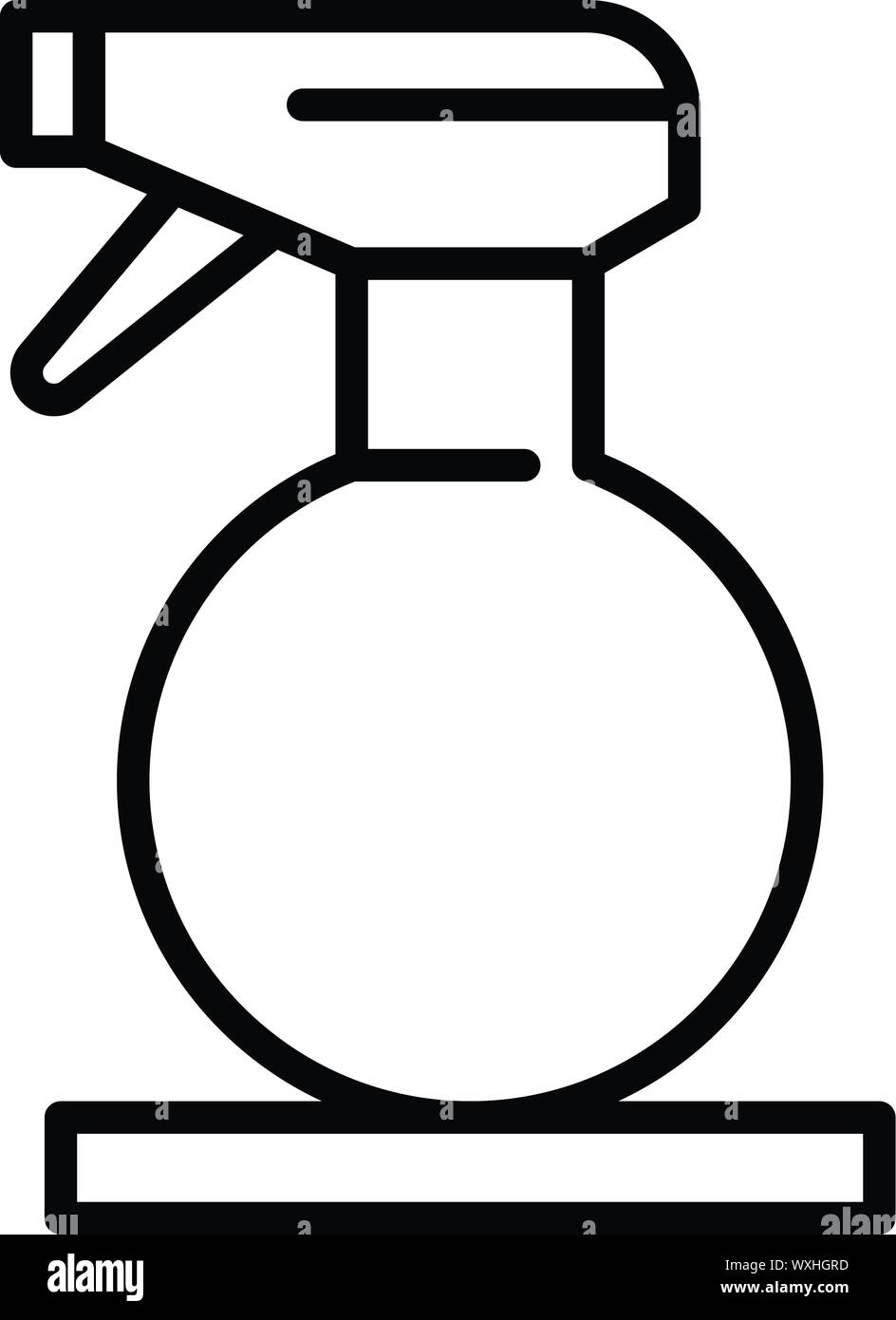Water hair spray icon. Outline water hair spray vector icon for web ...