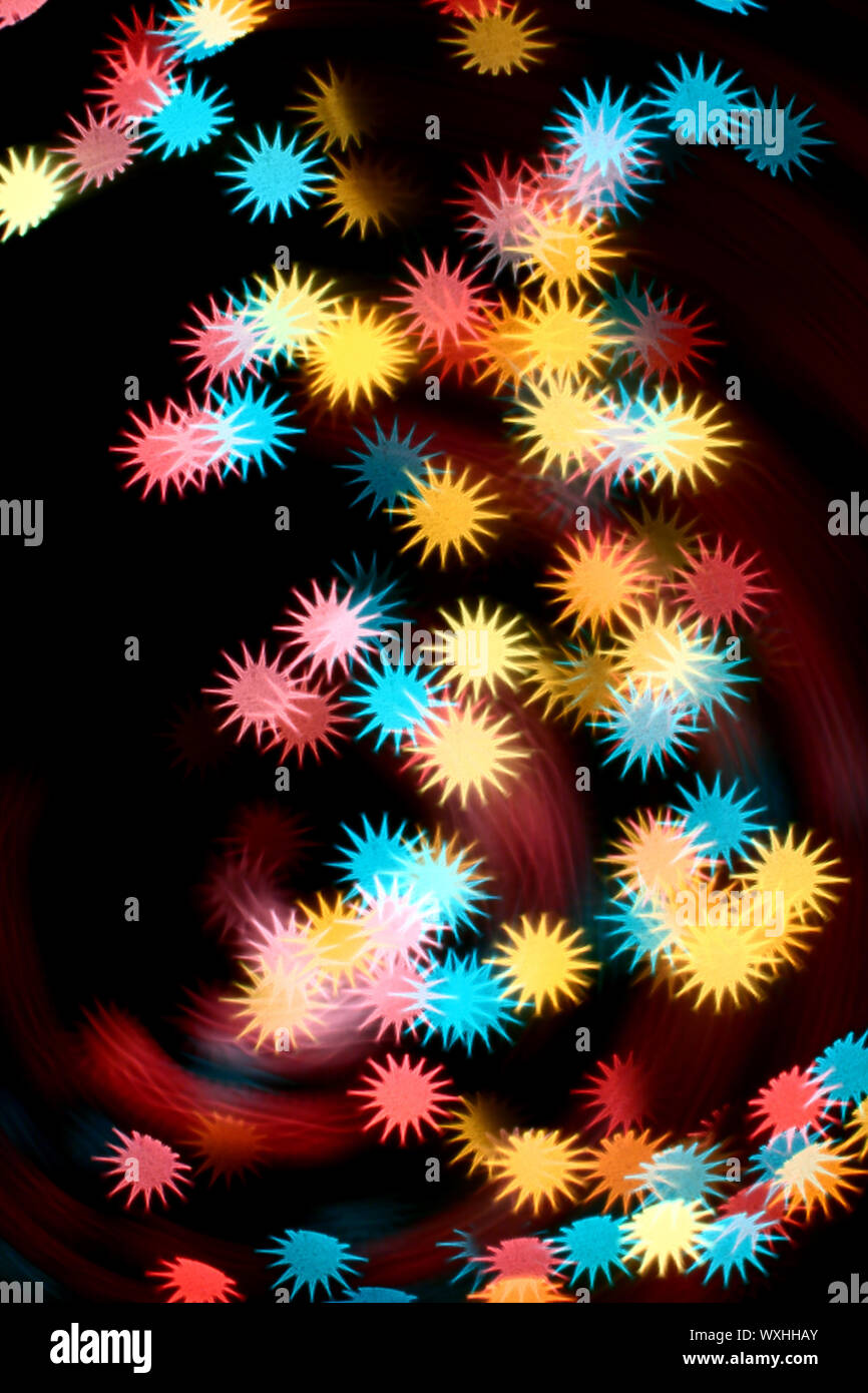 abstract disco colored stars motion background Stock Photo - Alamy