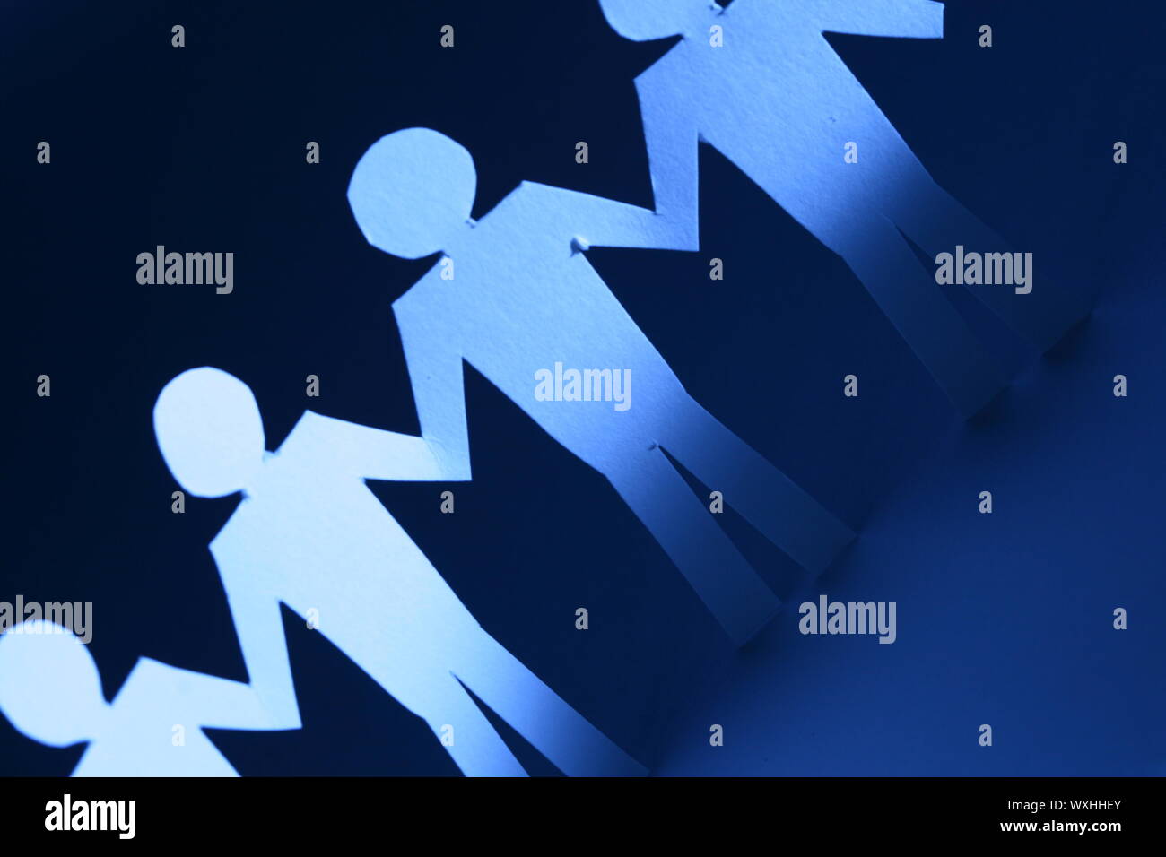 paper team linked together partnership concept Stock Photo - Alamy paper team linked together partnership concept Stock Photo - Alamy