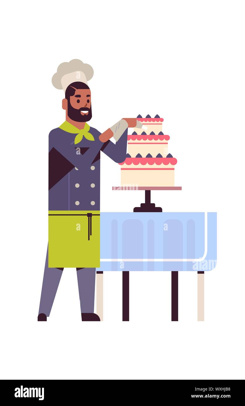 Baker Pastry Chef Cartoon Character Stock Photos & Baker Pastry Chef ...