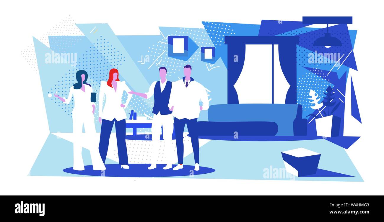 business people discussing new project during meeting businesspeople ...