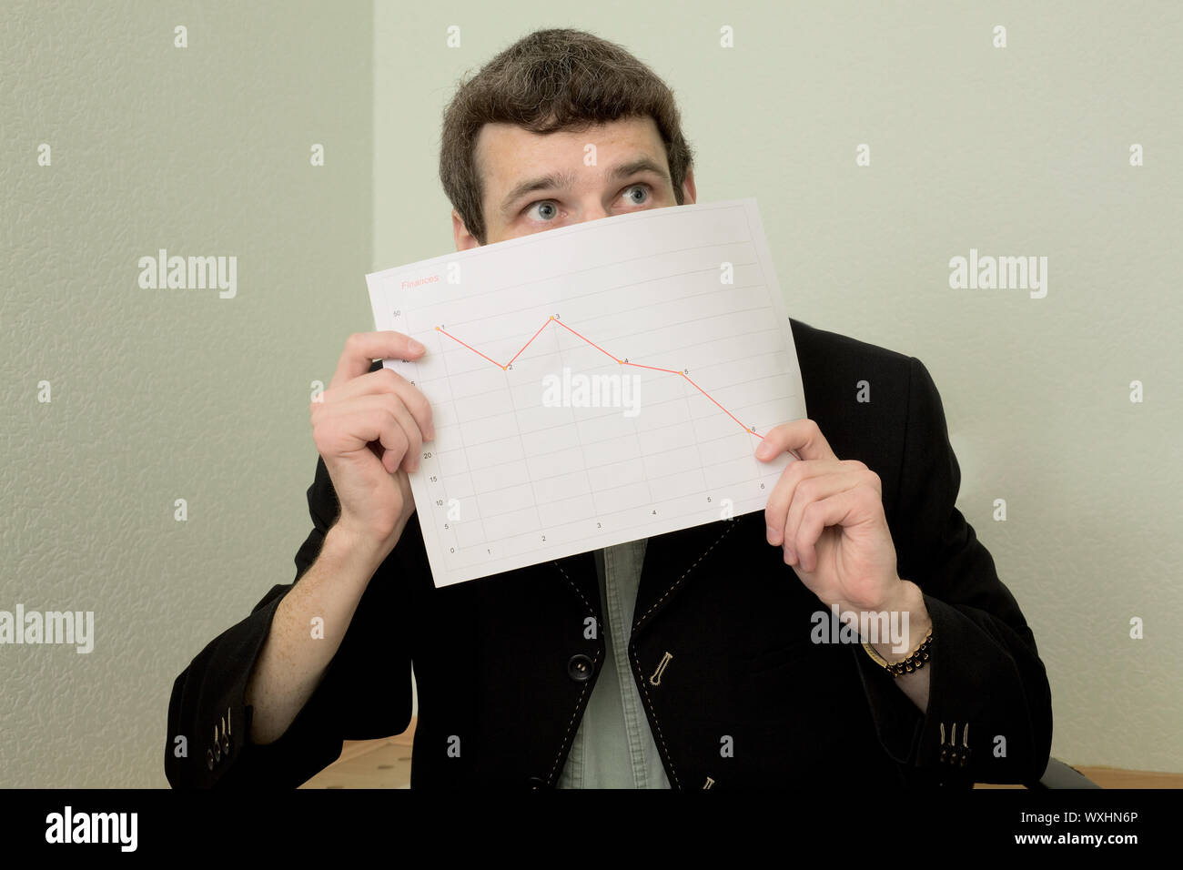 Director on workplace graph hi-res stock photography and images - Alamy