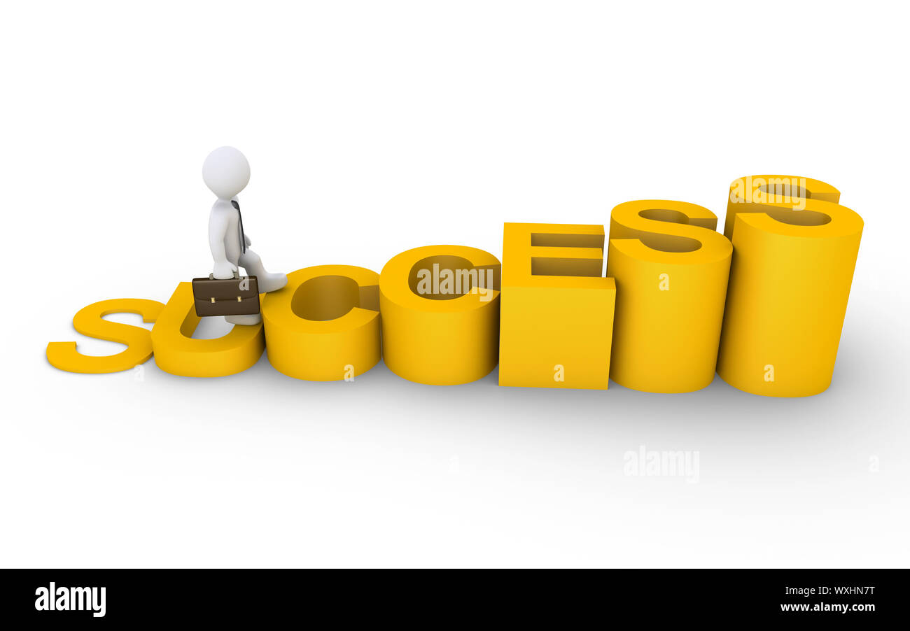 3d man walking up stairs hi-res stock photography and images - Alamy