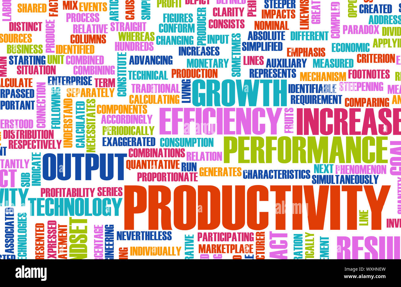 Enhancing Productivity in the Business Office Art Stock Photo - Alamy