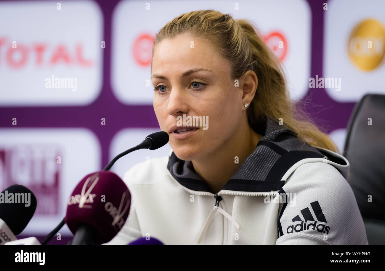 Angelique Kerber of Germany during the All Access Hour ahead of the ...